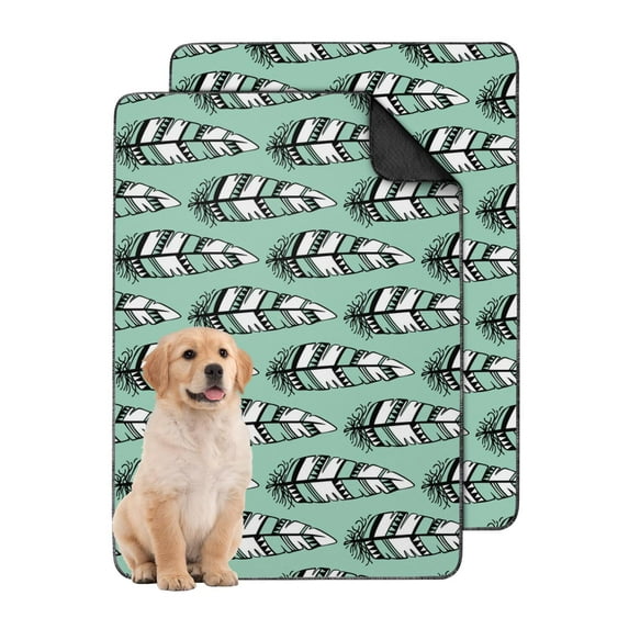 Boho Chic Washable Puppy Pad, Large 24x36 Inch Reusable Dog Mat with ...