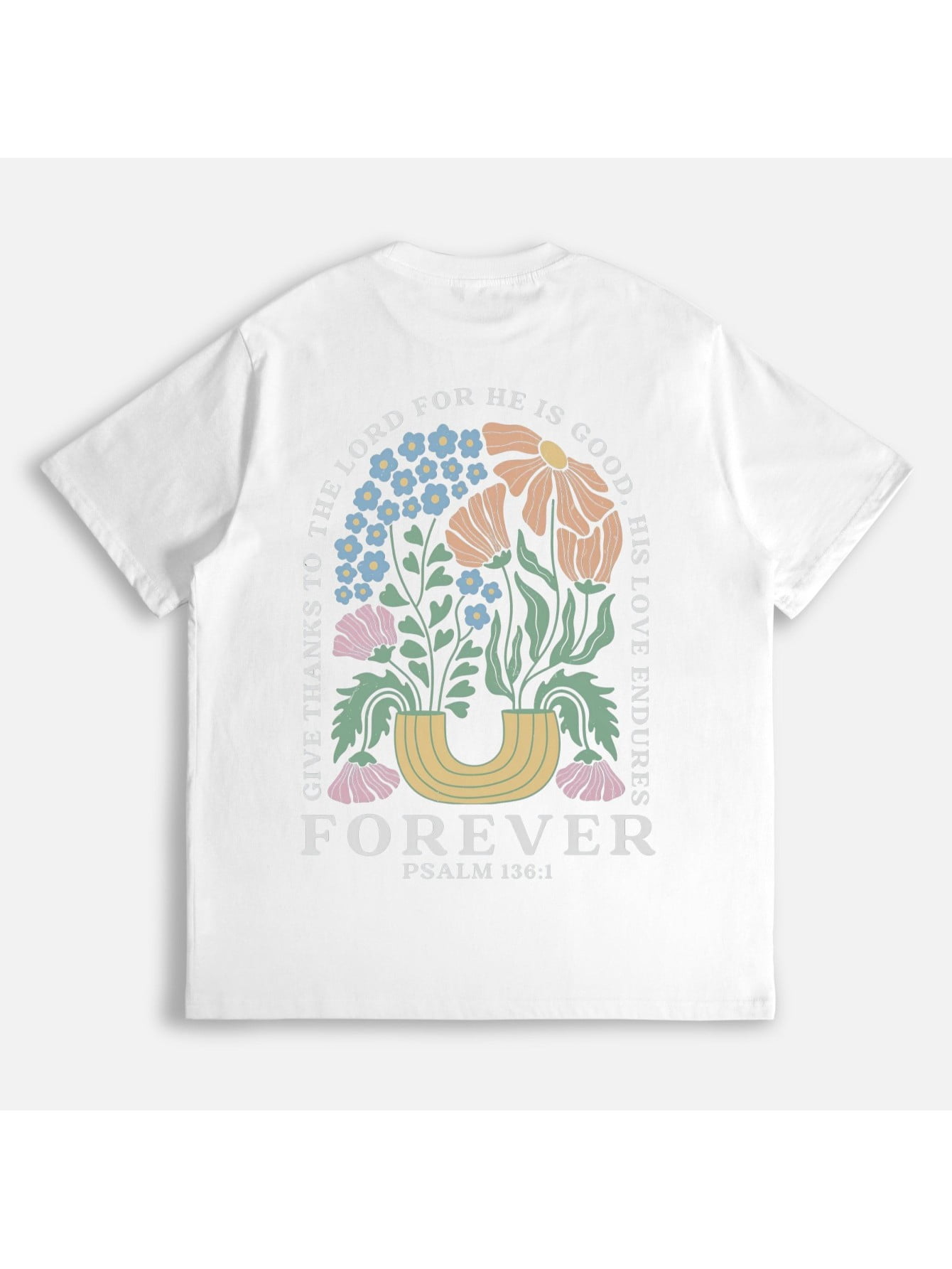 Boho Christian Print T Shirt, Women Bible Verse Short Sleeve Tops ...