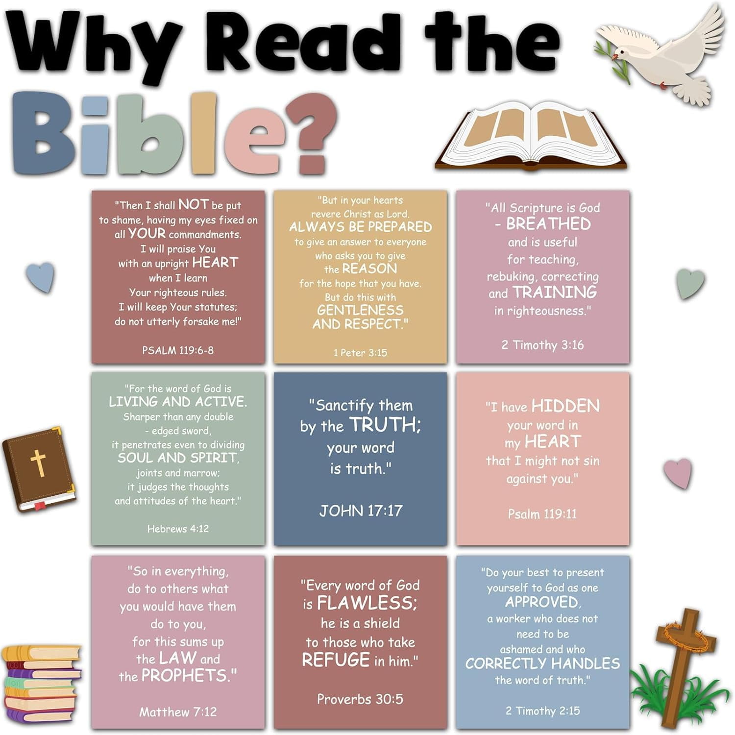 Boho Christian Religious Bulletin Board Inspirational Prayer Classroom ...