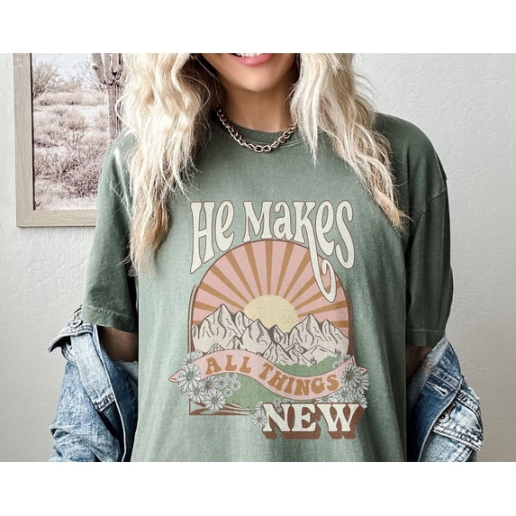 Boho Christian Shirts Tees Jesus Shirt Christian Shirt Religious Faith ...