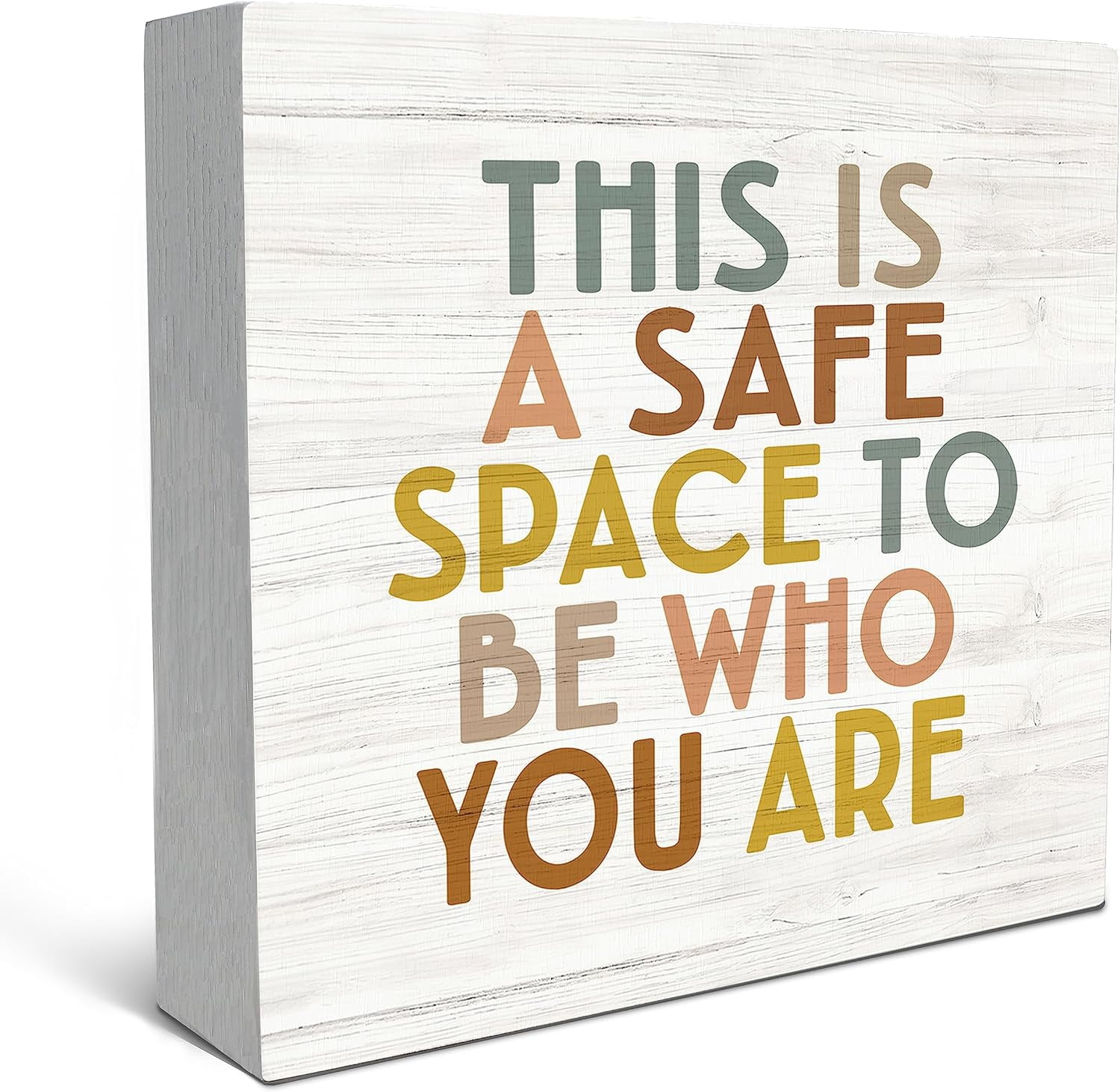 Boho Classroom Decor,This Is A Safe Space To Be Who You Are Wood Box ...