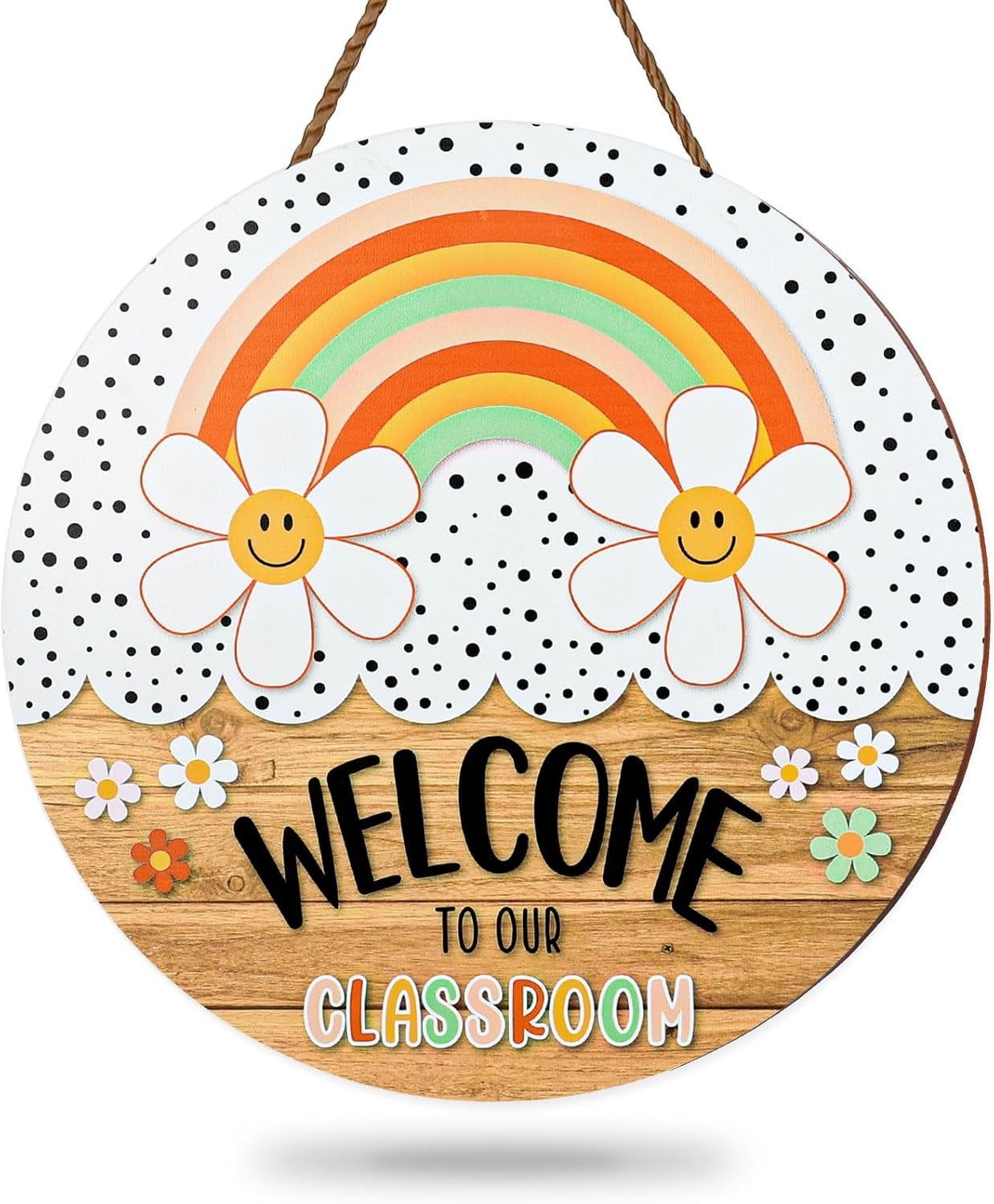 Boho Classroom Welcome Sign Back to School Door Sign Welcome to Our ...