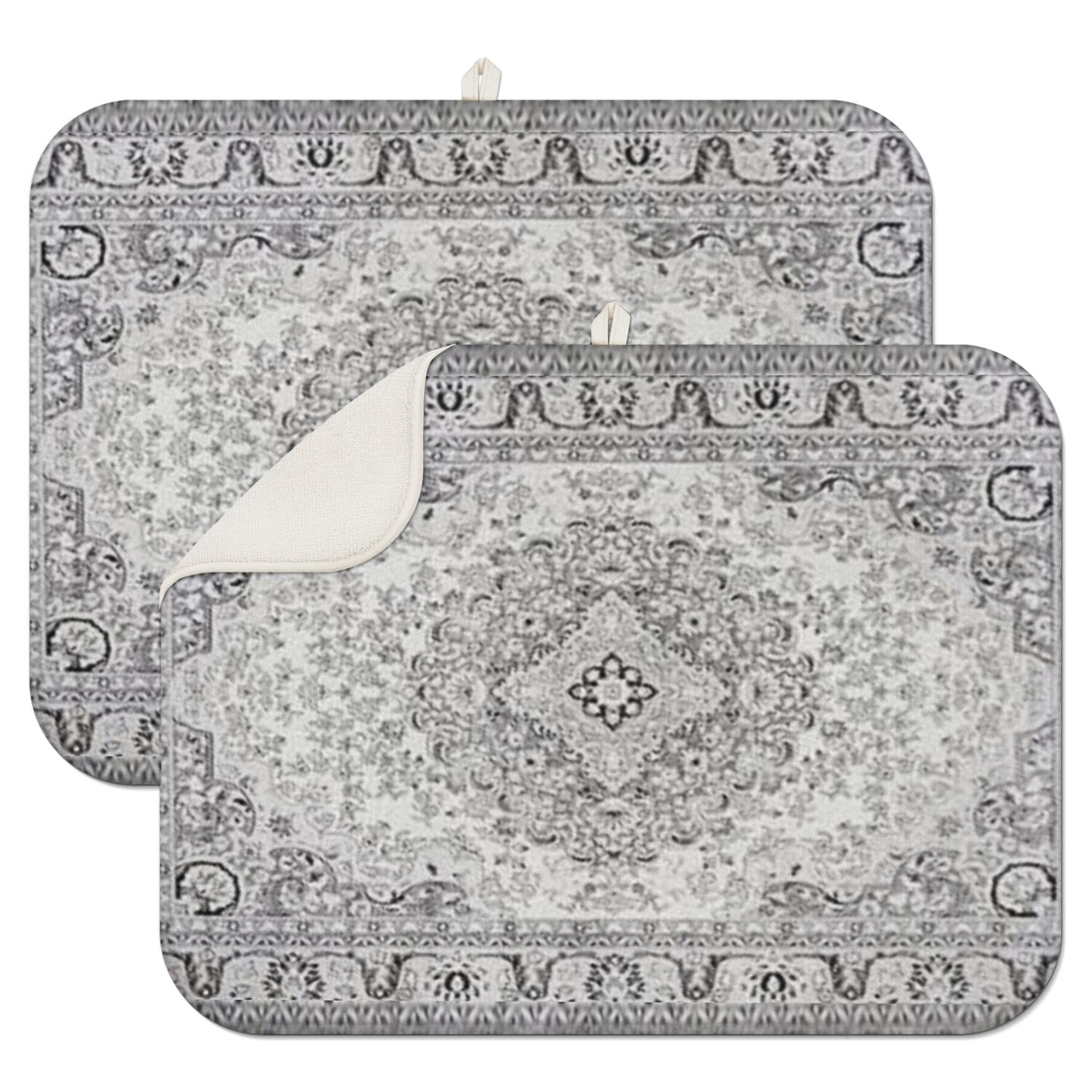 Boho Coffee Mat Retro Draining Mat for Kitchen Counter Bar Coffee Bar ...