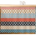 Boho Colorful Cabinet Curtains Striped Ethnic Style Geometric Classical ...