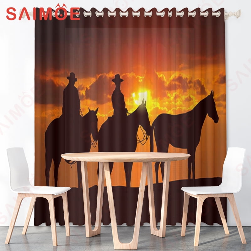 Boho Colorful Dreamcher Print Door Curtains Polyester Privacy Closet ...