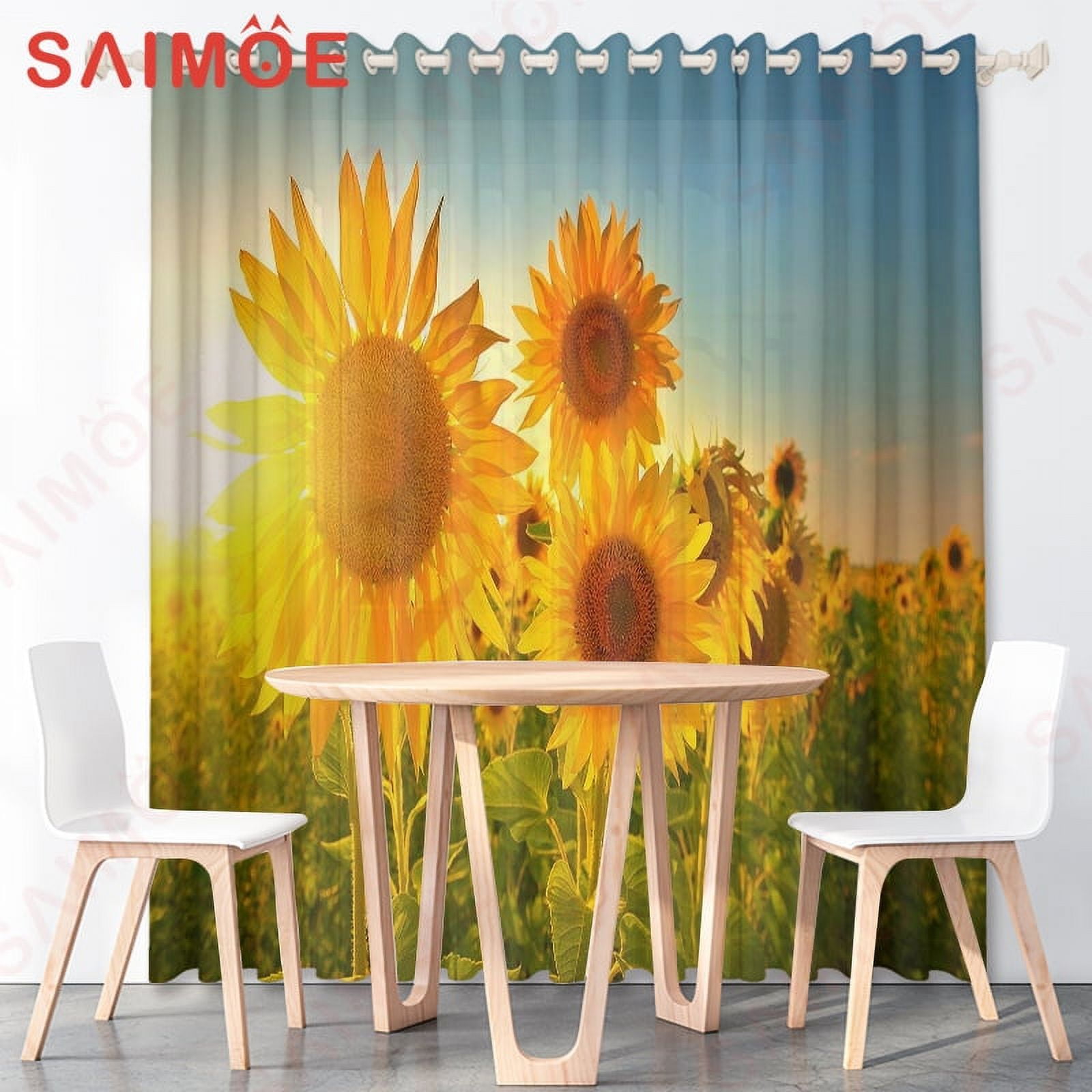 Boho Colorful Dreamcher Print Door Curtains Polyester Privacy Closet ...