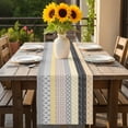 Boho Colorful Ethnic Art Stripe Table Runner 90 Inch Long Geometric ...
