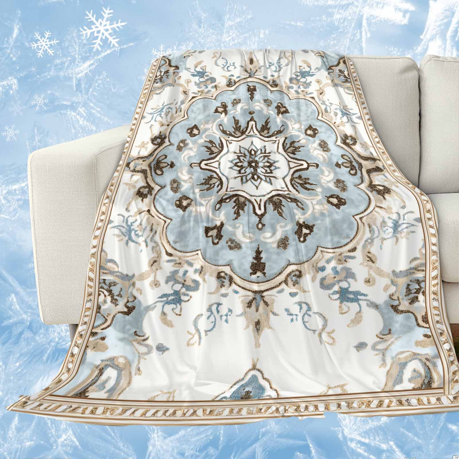 Boho Cooling Blanket,Lightweight Breathable Summer Throw Blanket with ...