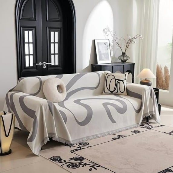 Boho Couch Cover Super Soft Couch Covers for 2-3 Cushion Couch Sofa ...