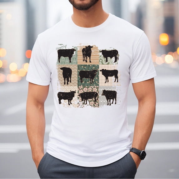 Boho Cow Shirt Floral Cow Tee Cow Lover Gift Gift for Her Unisex Shirt ...
