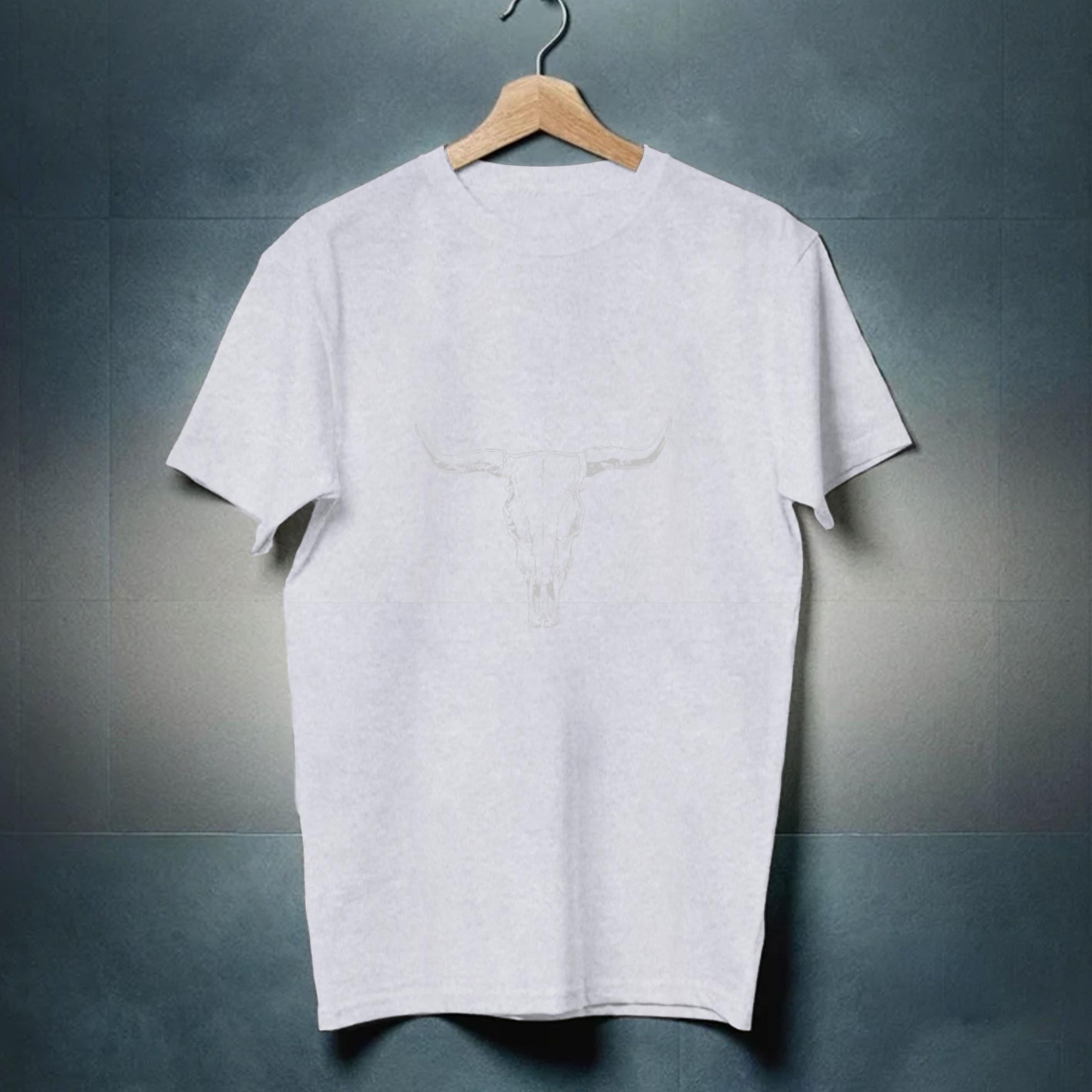 Boho Cow Skull Graphic Shirt, Cowgirl Fashion Top, Western Style Shirt ...