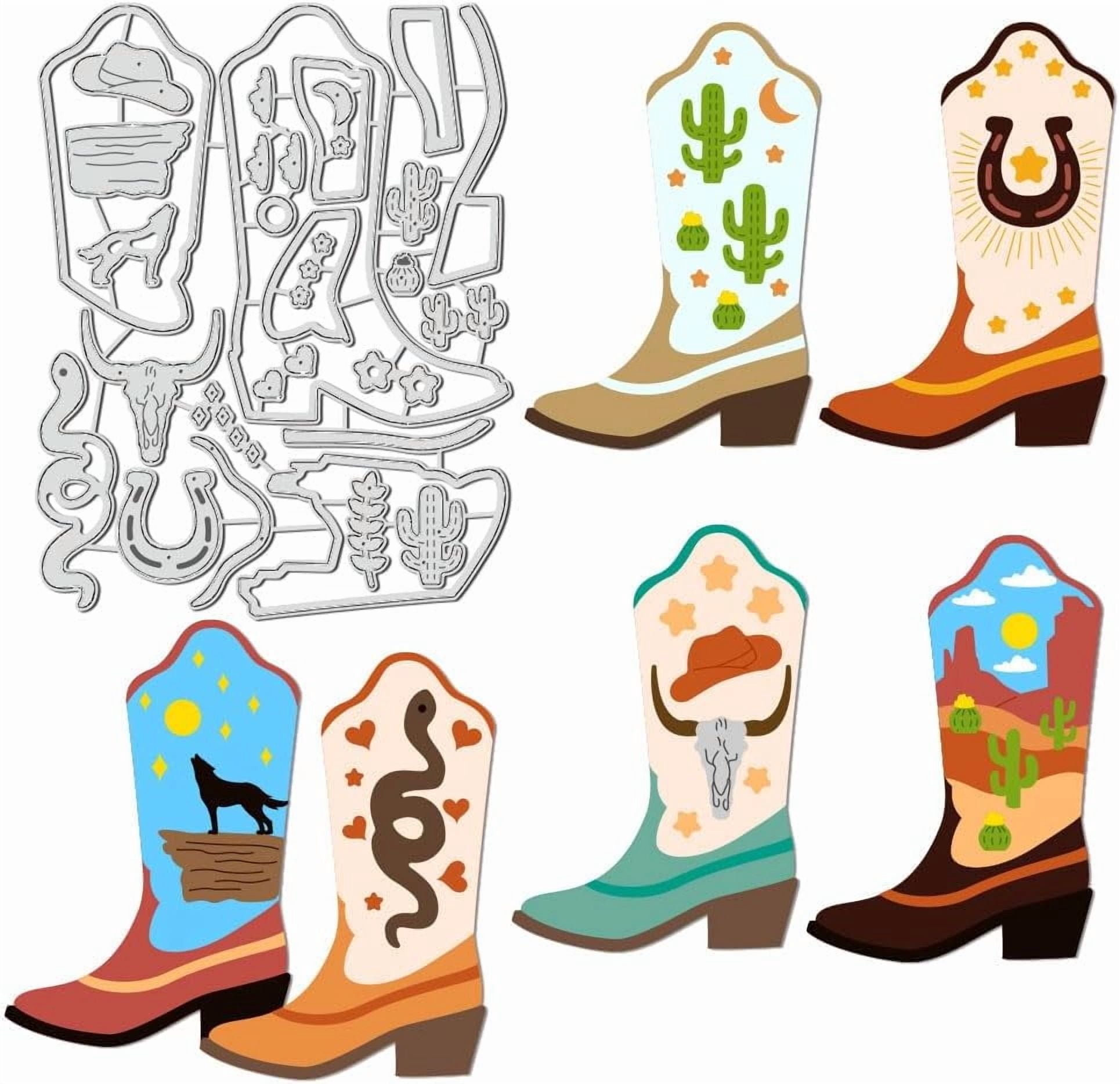 Boho Cowboy Carbon Steel Cutting Dies Stencils for DIY Scrapbooking ...