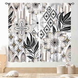 Boho Curtains for Bedroom, Retro Vintage Paisley Floral Mandala Indian ...