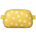 Boho Daisy Fanny Pack for Women – Cute Floral Waist Bag with Yellow ...