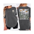 Boho Daisy Flower Front and Back Tee Botanical Shirt Wildflower Graphic ...