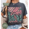 Boho Daisy Flower TShirt Retro Wildflower Graphic Print - Walmart.com
