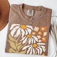 Boho Daisy Flowers TShirt Retro Floral Tee - Walmart.com