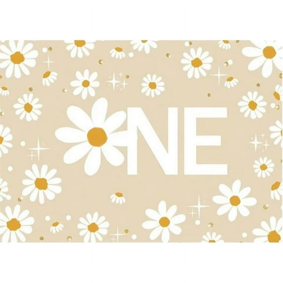 Boho Daisy Girl 1st Birthday Photography Backdrop Peace Love Newborn ...