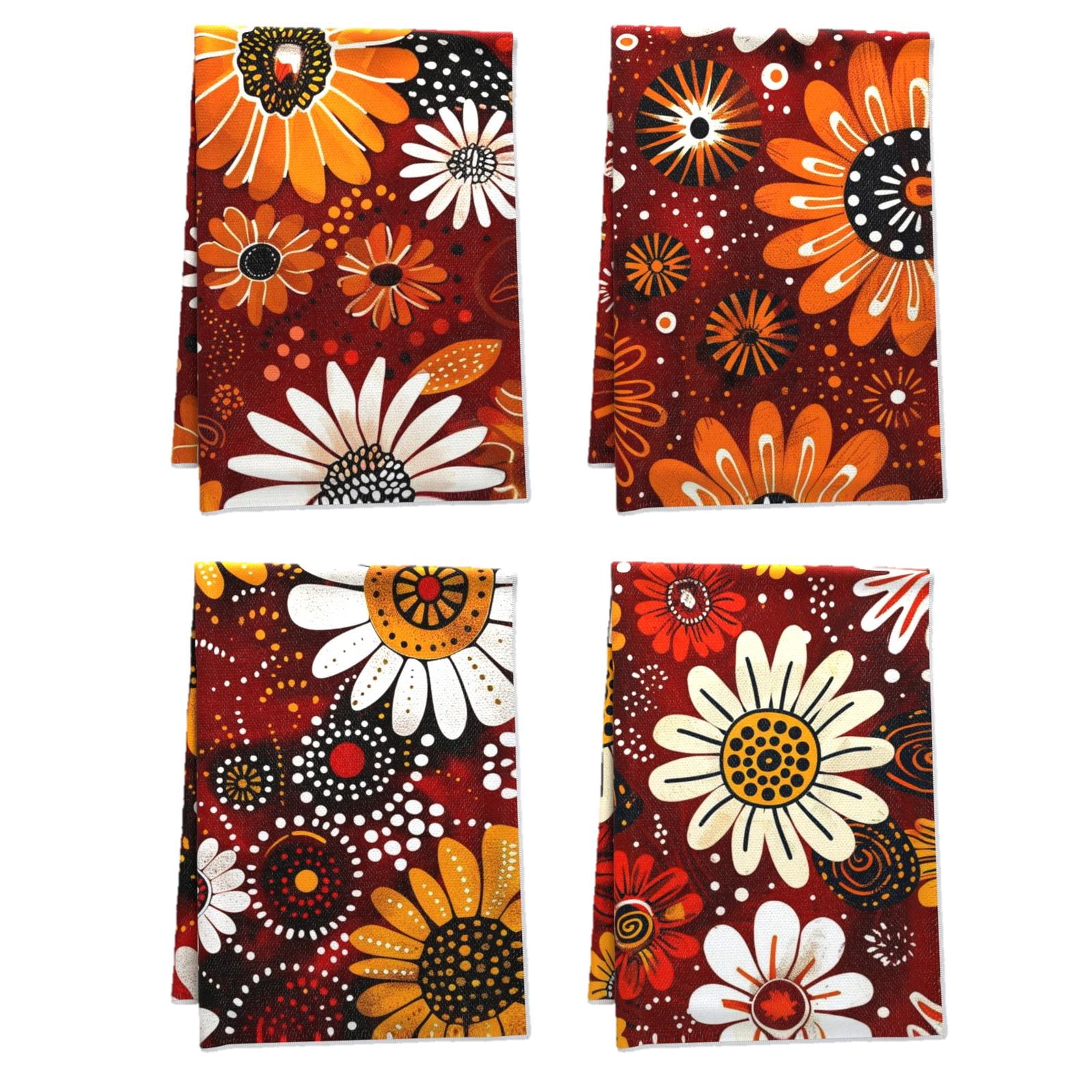 Boho Decor Dish Towels Handy Sophistication Towel, 4PCS 16x24 Inches ...