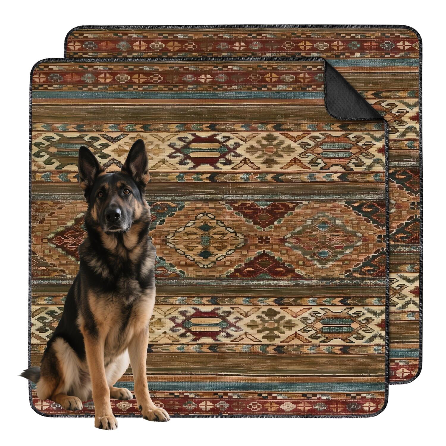 Boho Design Pet Pee Pads Washable, Large 48x48 Inch Reusable Training ...
