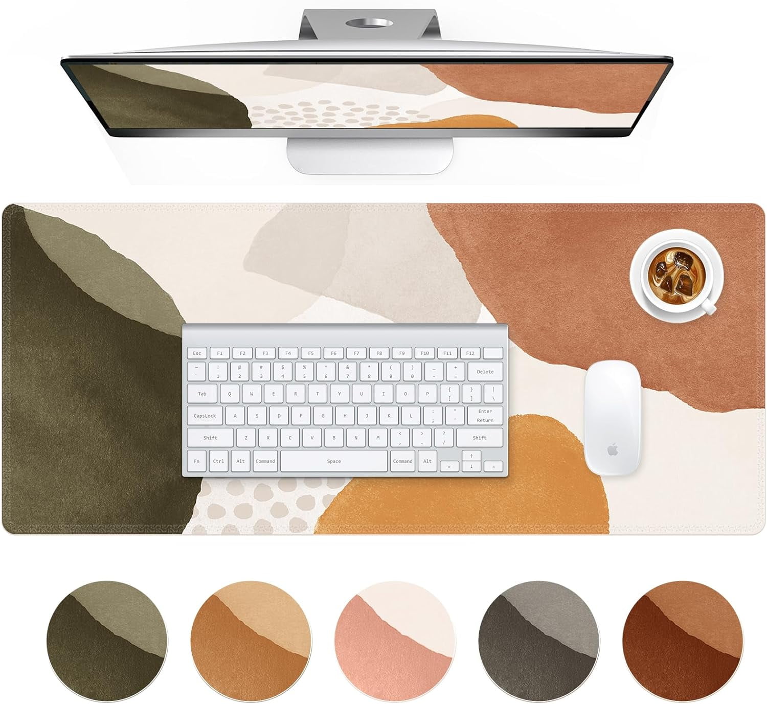 Boho Desk Mat, Computer Desk Pad, Large Mouse Pad for Desk, XXL Gaming ...