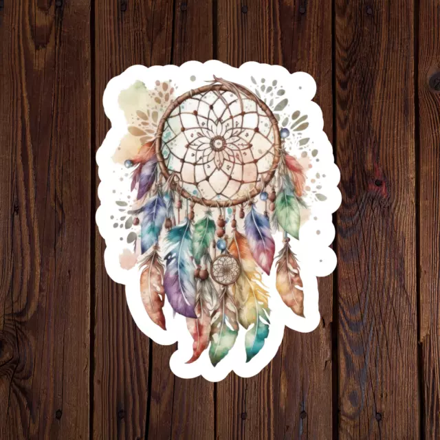 Boho Dreamcatcher Sticker Hippie Western Aztec Scrapbook Laptop Sticker ...