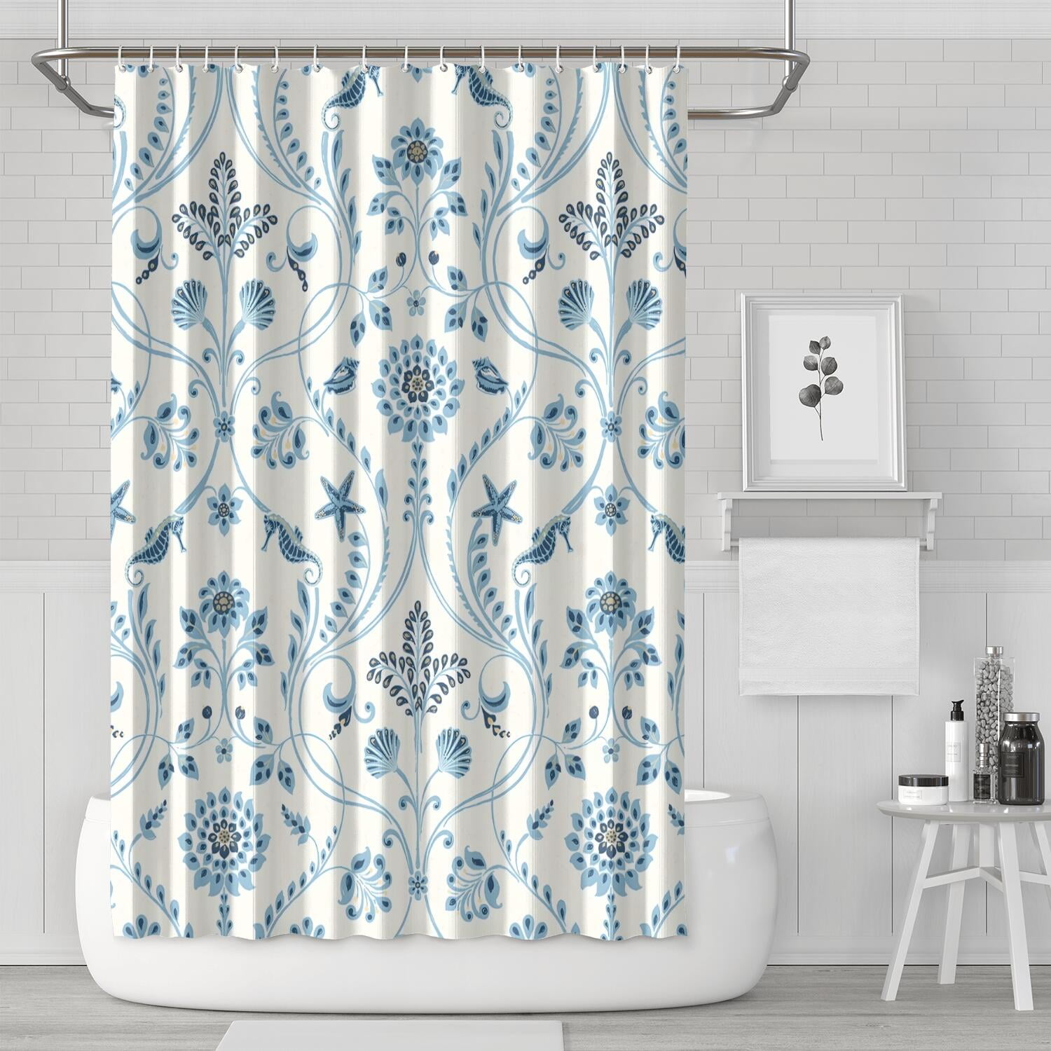 Boho Earthy Artistic Shower Curtain 72x72 Inches Quick-Dry Polyester ...