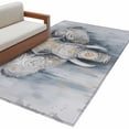 Boho Elephant Washable Area Rugs 3'x5', Floral Pattern Animal Abstract ...