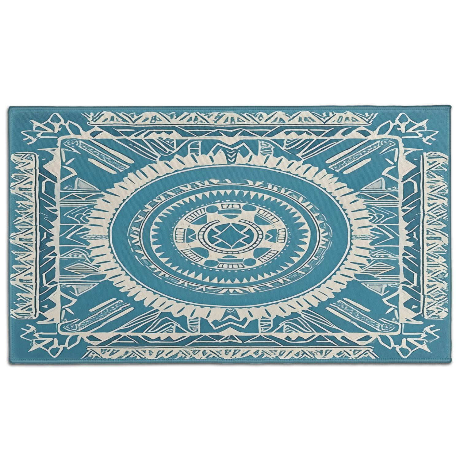 Boho Enthic Vintage National Pattern Matss for Kitchen Country ...