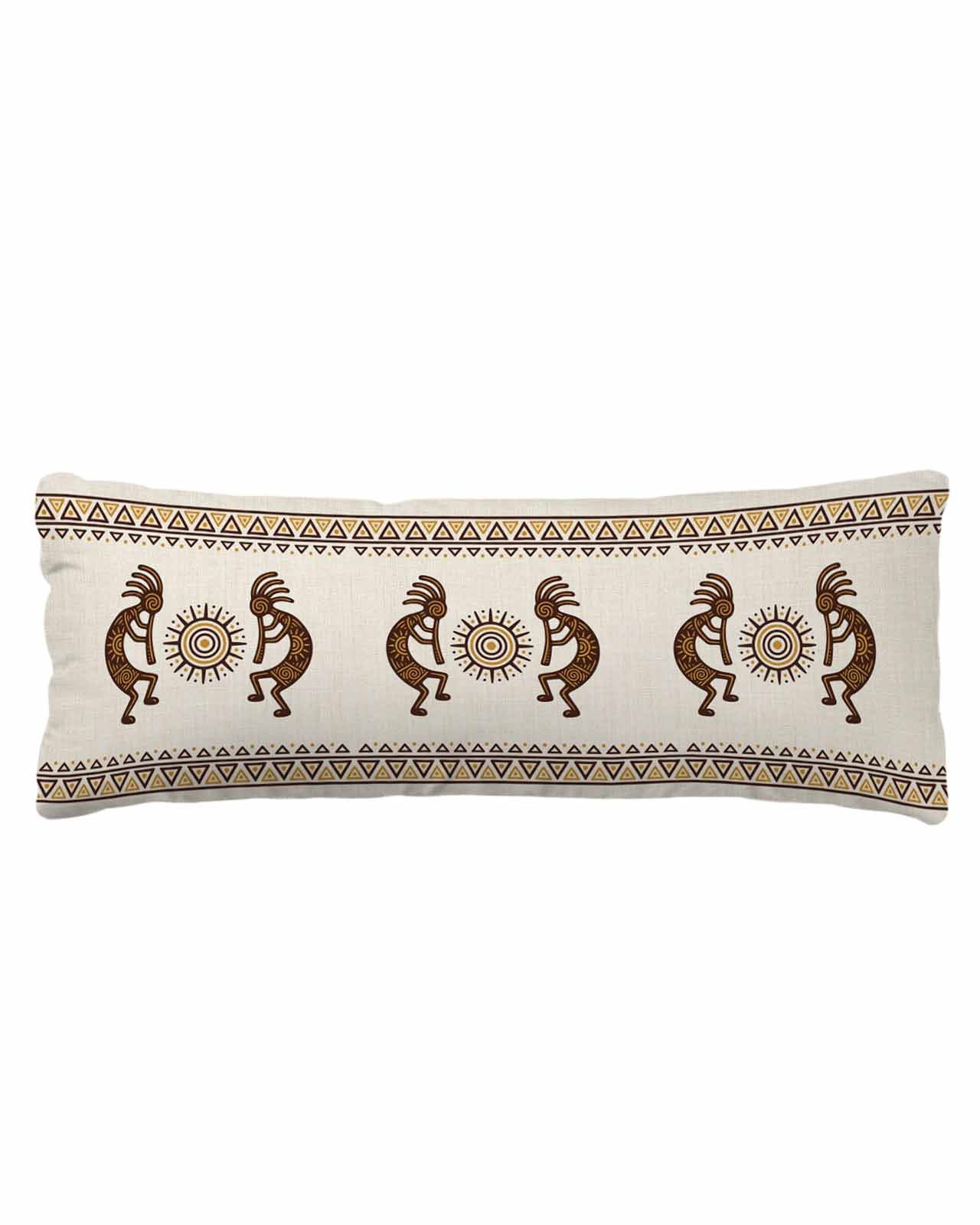 Boho Ethnic Body Pillow Cover 20 x 60 Inch Decorative Pillow Cover ...