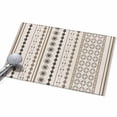 Boho Ethnic Entryway Rug 2x3ft Washable Non Slip Bathroom Rug Indoor ...