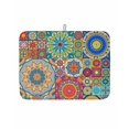 Boho Ethnic Flowers Pattern Dish Drying Mats for Kitchen Counter ...