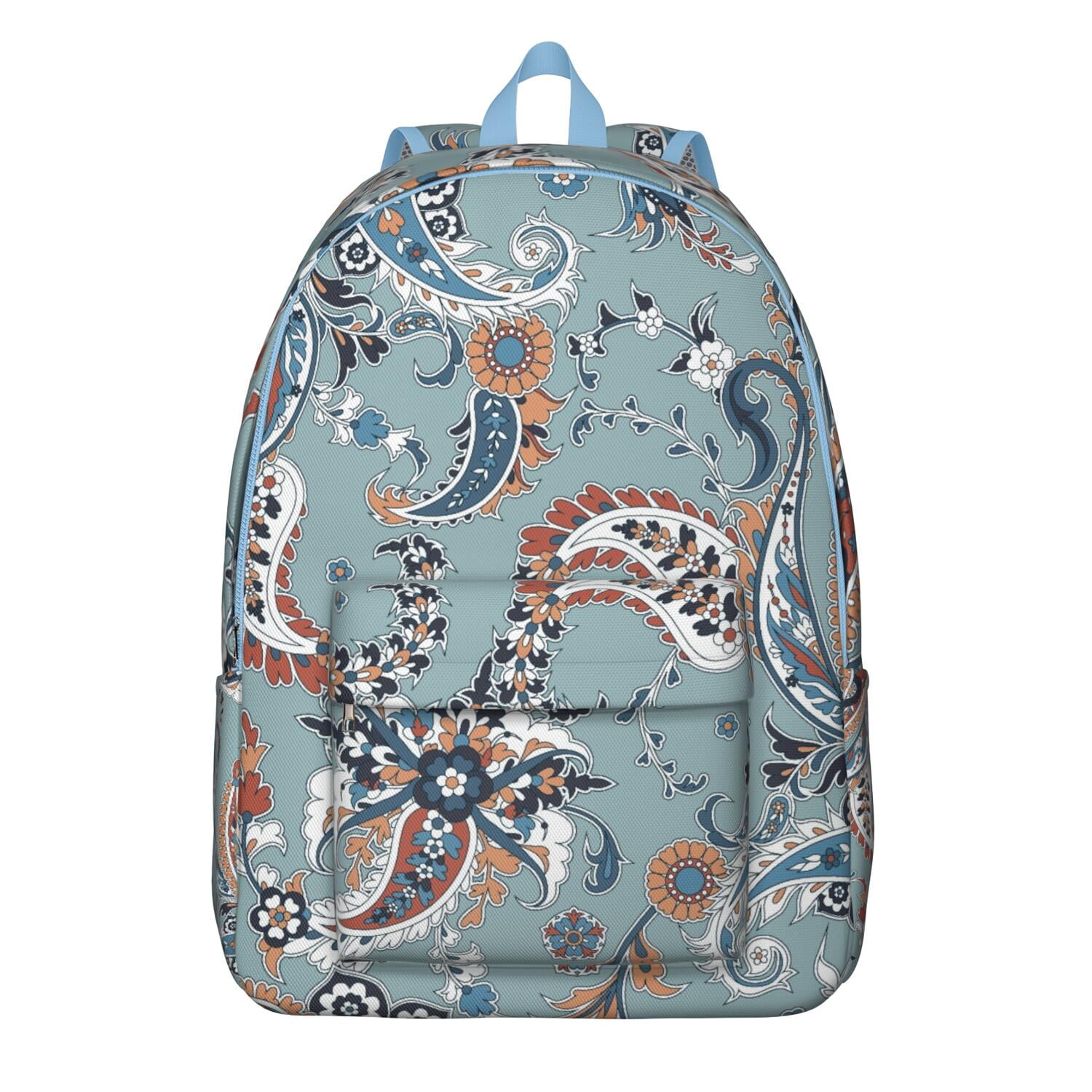 Boho Expressive Paisley Backpack for School, Provides Safe Transport ...