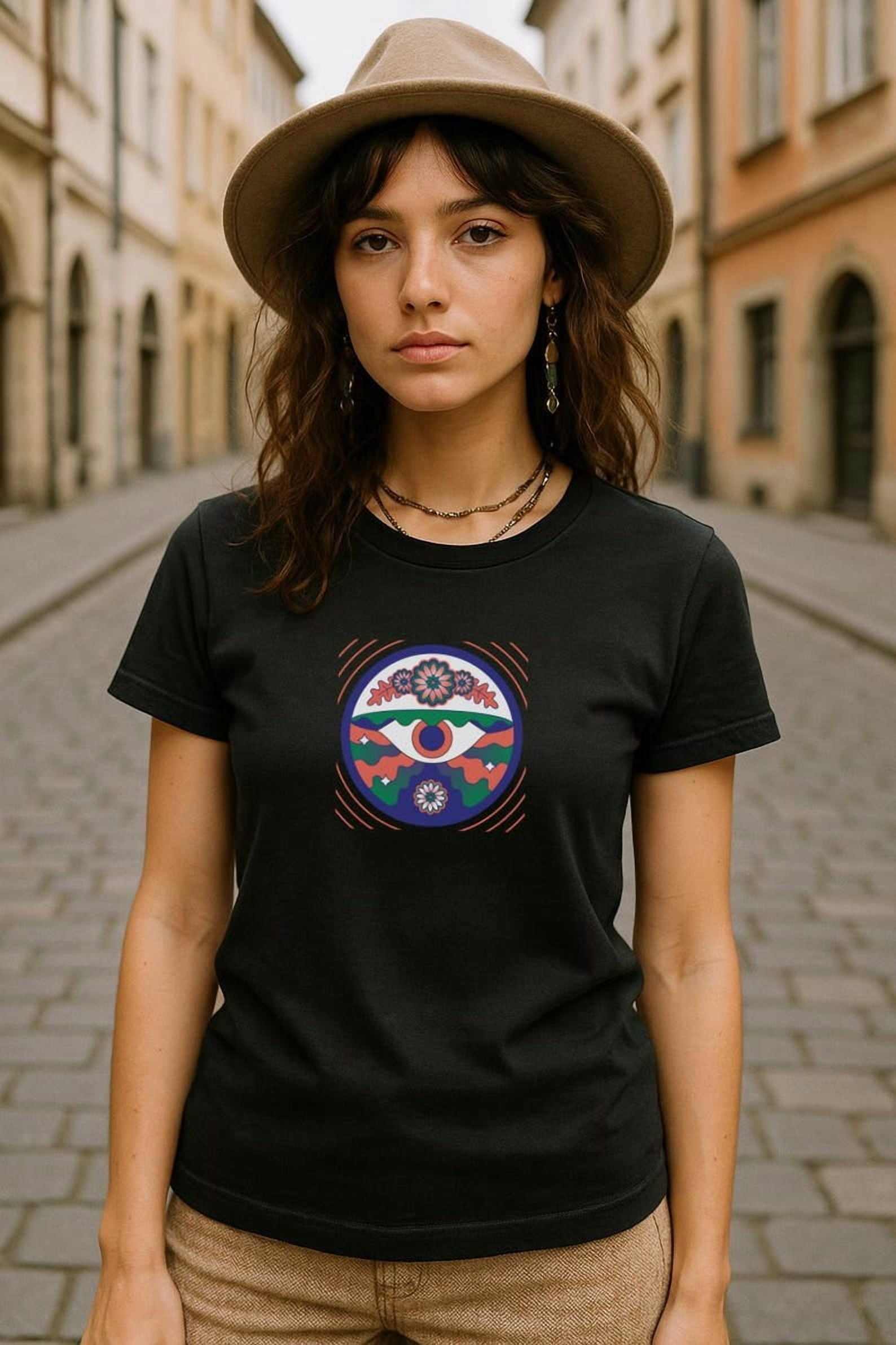 Boho Eye Graphic T-Shirt, Psychedelic Hippie Shirt, Festival Outfit ...