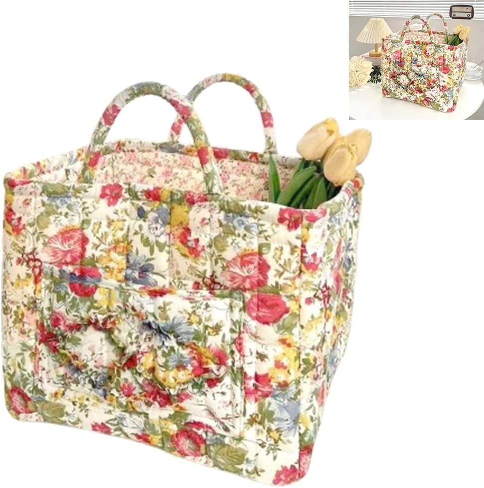 Boho Fabric Storage Basket,Large Capacity Fabric Storage Baskets ...