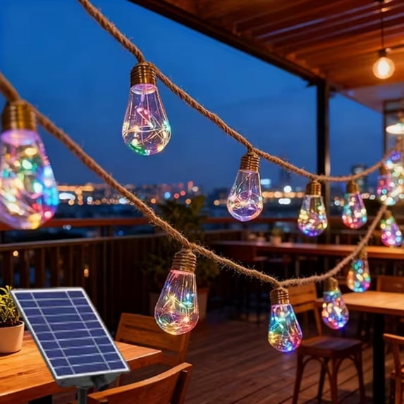 Boho Fairy String Lights Solar, Boho Fairy String Lights, Solar String ...