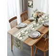 Boho Fall Flower Leaf Table Runner 90 Inches Long, Thanksgiving Pumpkin ...