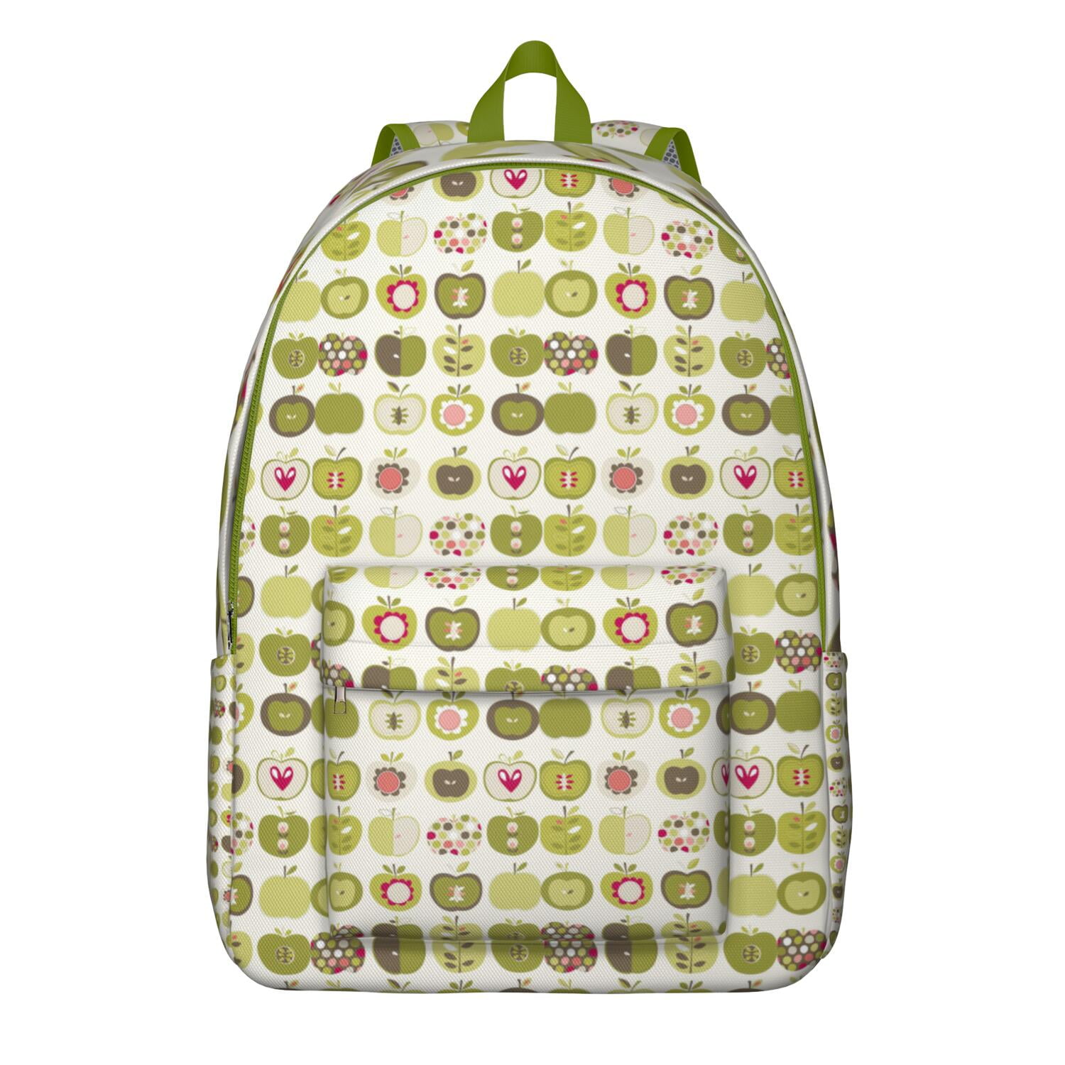 Boho Fanny Pack with Cute Apple Print – Red and Green Apples Pattern ...