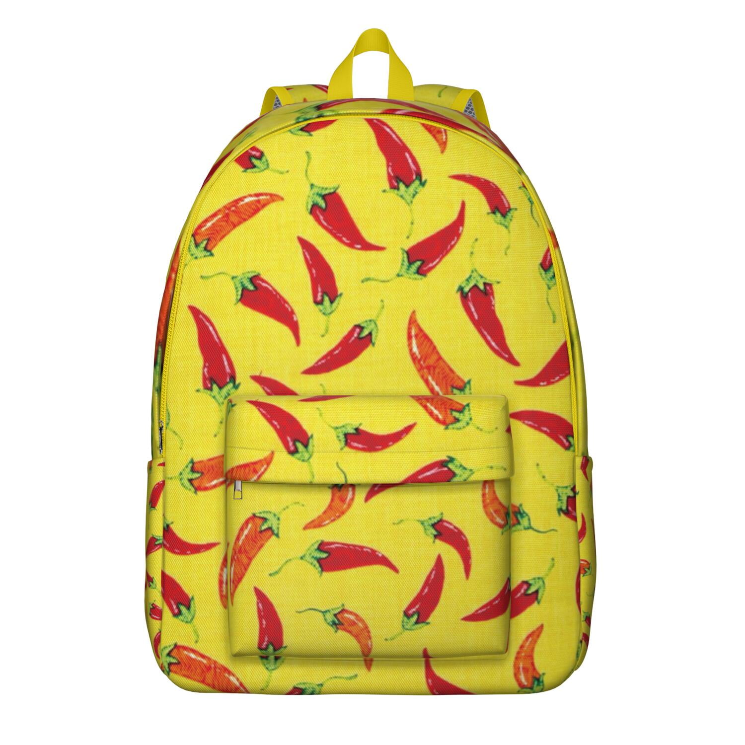 Boho Fanny Pack with Chili Pepper Print – Spicy Red Vegetable Pattern ...