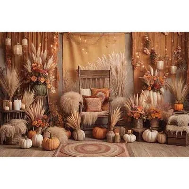 Boho Farm Cowboy Photography Backdrop Bohemia Thathch Autumn Photoz ...