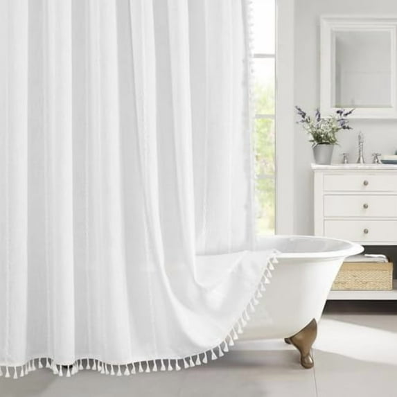 Boho Farmhouse Shower Curtains for Modern Farmhouse Bathroom Decor ...