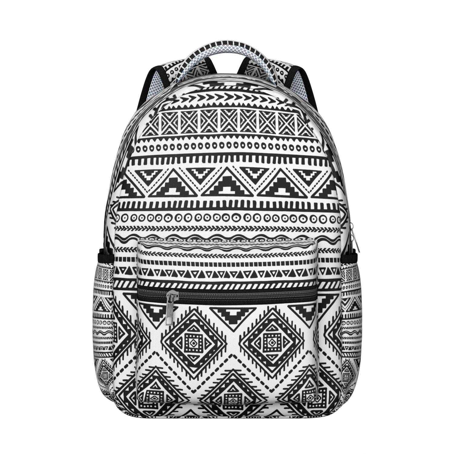 Boho Fashion Backpack for College - Tribal Pattern, Roomy Daypack ...