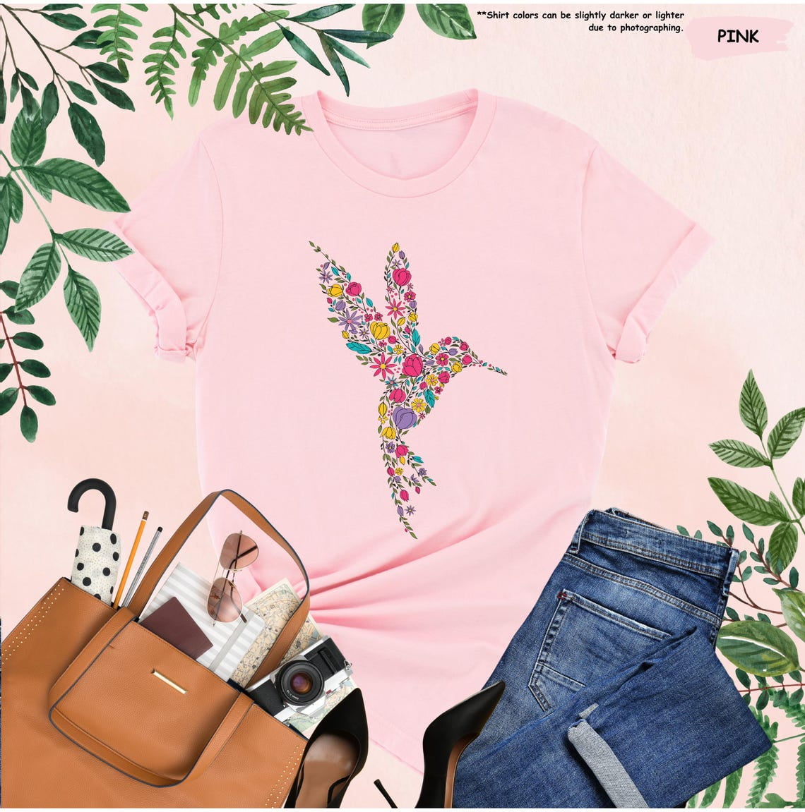 Boho Floral Bird Shirt, Cottagecore Shirt, Bird Lover Gift, Naturecore ...