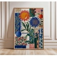 Boho Floral Collage Print Abstract Botanical Wall Art - Walmart.com