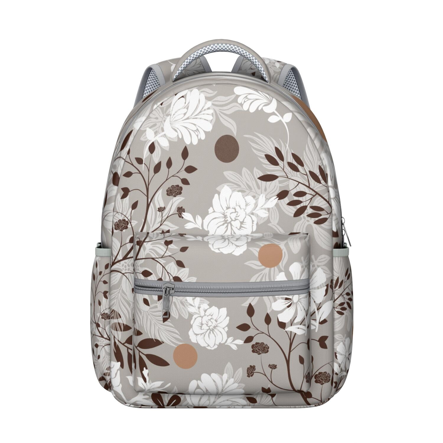 Boho Floral Design Backpack for Students Lightweight and Wear-Resistant ...