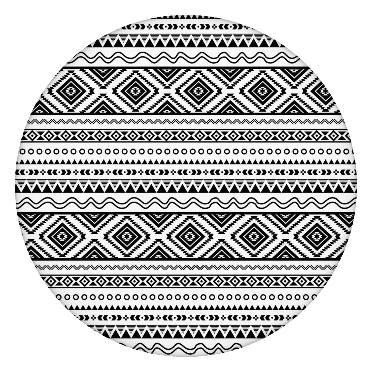 Boho Floral Elastic Tablecover for 38-42 Inch Round Tables, 44 Inch ...