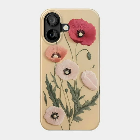 Boho Floral Embroidery Cottagecore Aesthetic Case for iPhone 11,12,13 ...