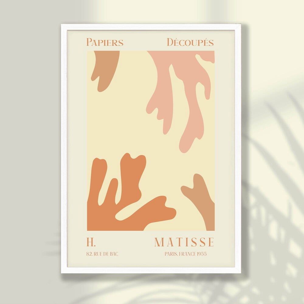 Boho Floral Matisse Art Print No:2 - Floral Wall Decor, Matisse Poster ...