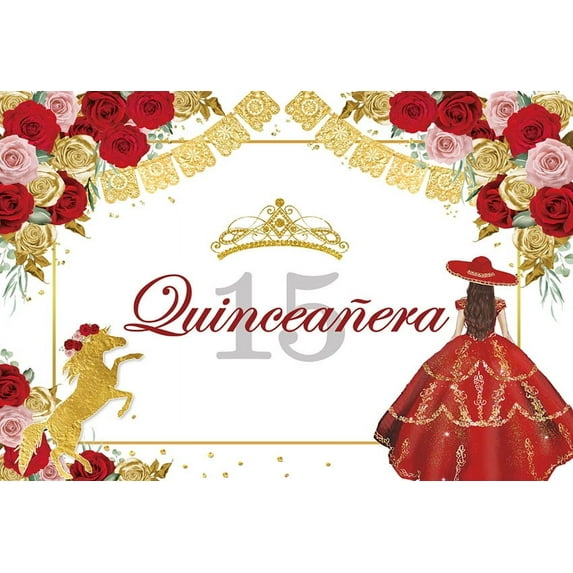Boho Floral Quinceanera 15th Birthday Sweet Girl Mis Quince Party r ...