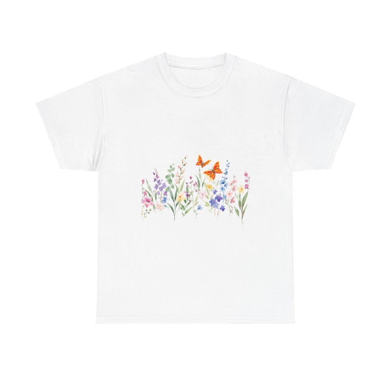 Boho Floral Spring Tshirt, Nature Inspired Graphic Tee, Cute Gift Idea ...